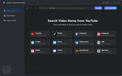 EaseUS Video Downloader 1-Year Free License Key Giveaway