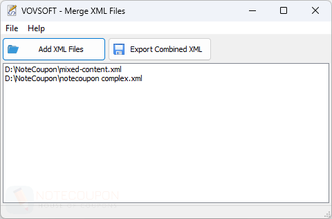 Vovsoft Merge XML Files Free License Key 2025