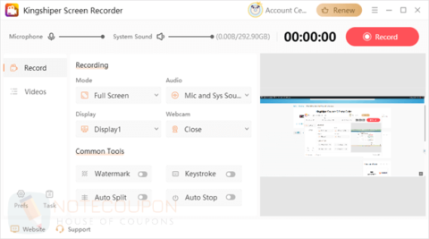Kingshiper Screen Recorder 6-Month Free License Key